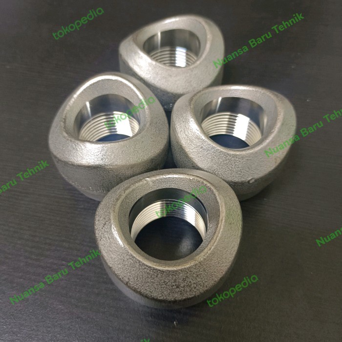 Jual Threadolet Stainless Steel Ss304 Class 3000 Drat 1/2" Inch ...