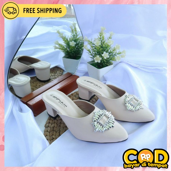 Jual Sanda Jinjit Sandal Hak Tahu Pesta High Heels Kokop Untuk Wanita ...