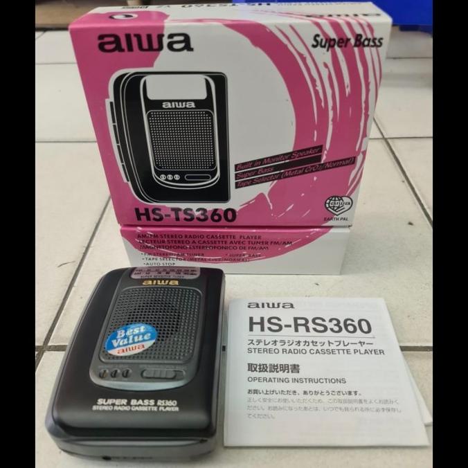 Jual Walkman Aiwa HSTS 360 Original Japan Pitakaset,Radio,Super BASS | Shopee Indonesia
