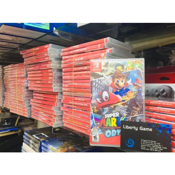 Jual NINTENDO SWITCH SUPER MARIO ODYSSEY | Shopee Indonesia
