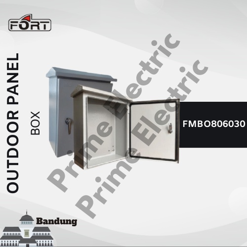 Jual Metal Panel Box Outdoor FMBO806030 IP55 Merk FORT | Shopee Indonesia