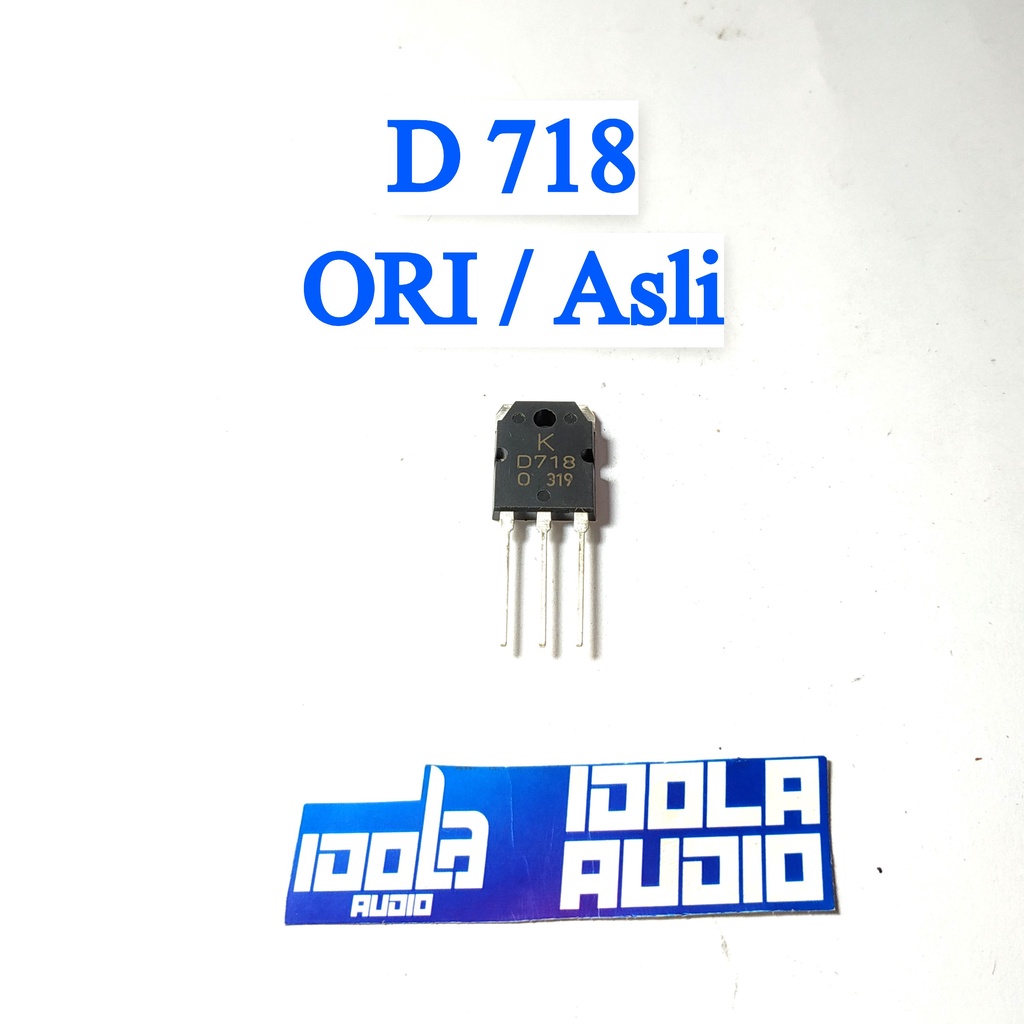 Jual Transistor D 718 ORI | Transistor (TR) D718 Ori / Asli | Shopee ...