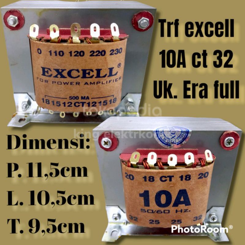 Jual TRAFO EXCELL 10A CT32 UKURAN ERA | Shopee Indonesia
