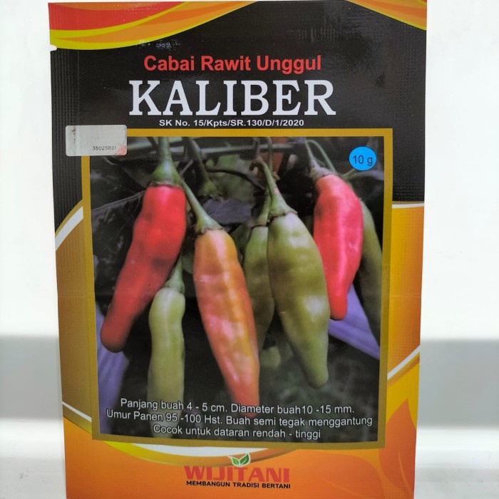 Jual Benih Cabe Rawit Kaliber Cabai Kaliber 10 Gr Kemasan Pabrik Asli ...