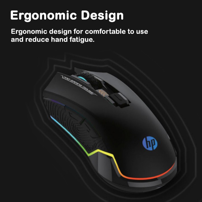 Jual Mouse Gaming / Gaming Mouse Hp G360 - 6200Dpi Rgb 6 Button Macro ...
