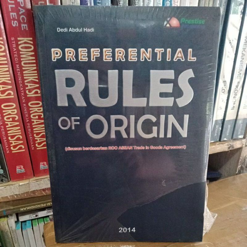 Jual BUKU ORIGINAL Preferential Rules of origin | Shopee Indonesia
