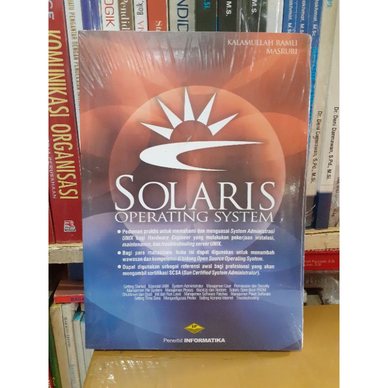 Jual Buku SOLARIS OPERATING SYSTEM by Kalamullah Ramli | Shopee Indonesia