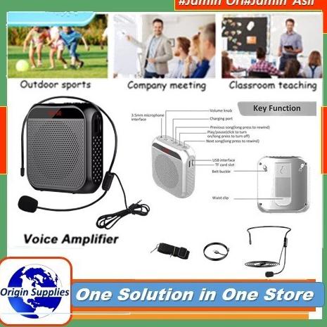 Jual Speaker Megaphone Pinggang Mini Guru Tour Guide Pidato Dengan Mic ...