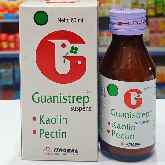 Jual Guanistrep 𝐒𝐢𝐫𝐮𝐩 𝟔𝟎𝐌𝐋 - Mengatasi Diare Anak dan Dewasa | Shopee ...