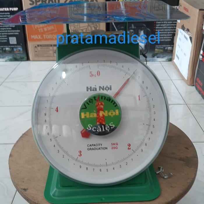 Jual Update!! Timbangan jarum duduk datar HANOIHN-5F kapasitas 5kg ...