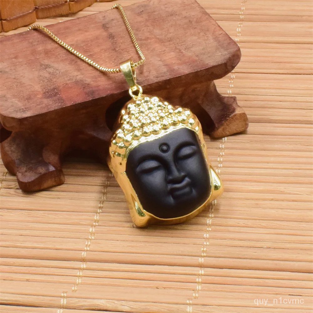 Jual Kalung Liontin Kepala Buddha Kepercayaan Gaya Tiongkok, Kalung ...