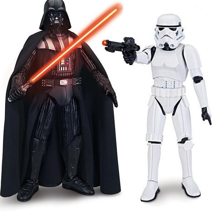 Jual Star Wars Darth Vader Stormtrooper Animatronic 16" 17" not Hottoys ...