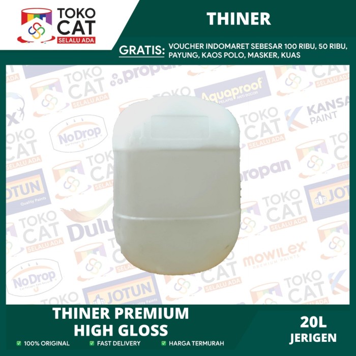 Jual THINER / THINNER SERBAGUNA ND SUPER 20 LITER + DRIGEN / PENGENCER CAT //THENER PELARUT CAT ...