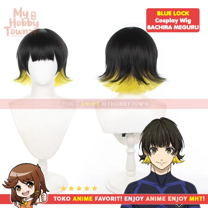 Jual [Baru] Wig Cosplay Anime Blue Lock : Bachira Meguru Rambut Palsu ...
