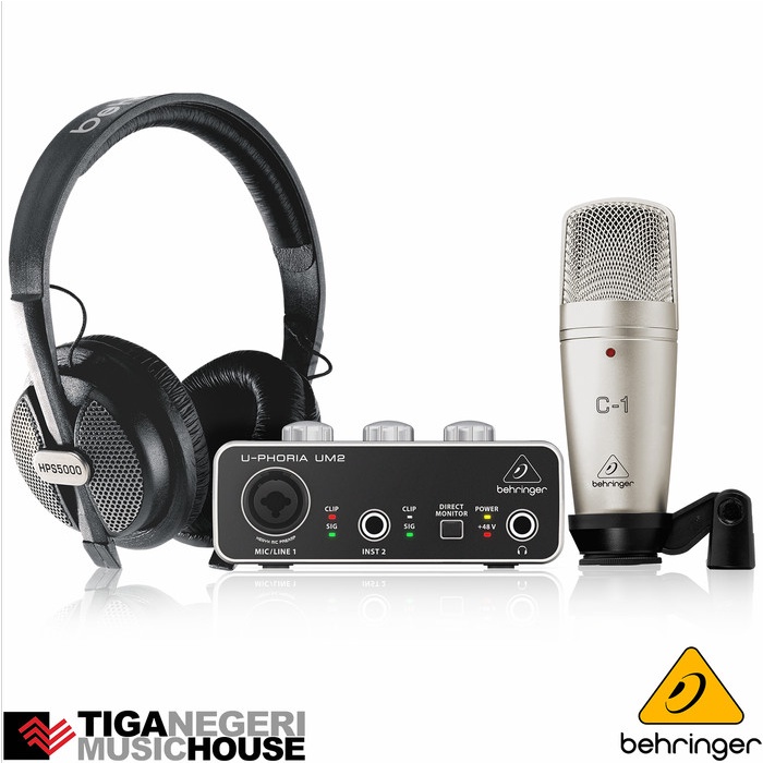 Jual Behringer Home Studio Recording Set - U-Phoria Studio | Shopee ...