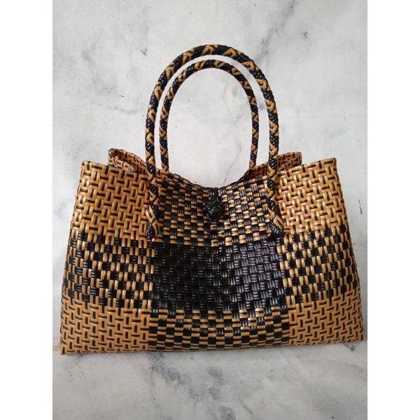 Jual tas anyaman jali jali premium/ XXL Patty | Shopee Indonesia