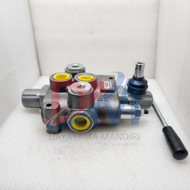 Jual P100 1P HAND CONTROL VALVE 1 TUAS / HAND VALVE HIDROLIK 100LPM ...