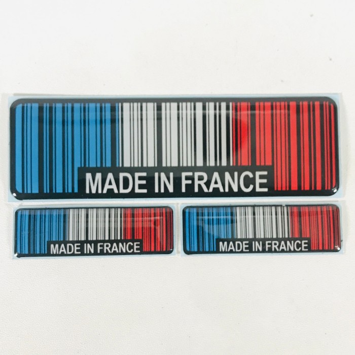 Jual Stiker Emblem Made In France Bendera Timbul Lentur 3D Best ...