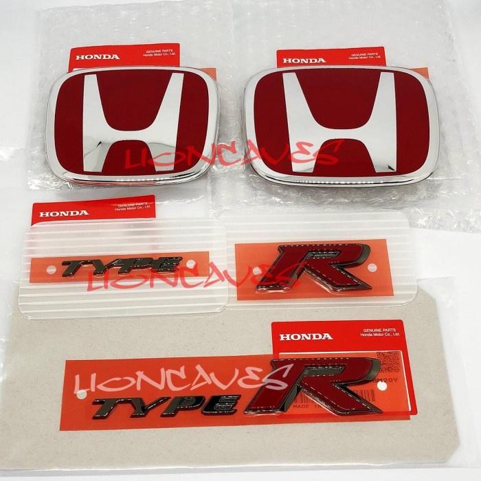 Jual Original Red Emblem. Type R Emblem For Civic Turbo (Sedan ...