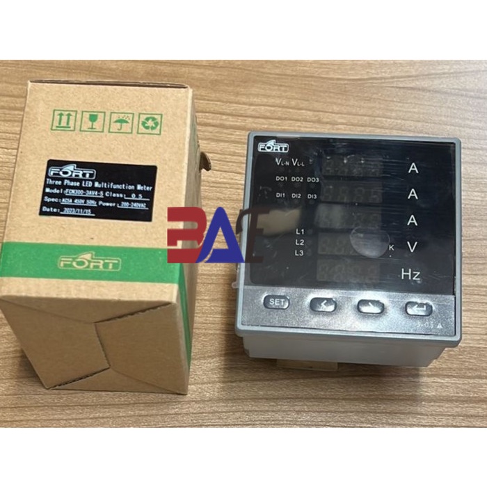 Jual [New] Digital Multimeter Ft96 3Vaf 3 Phase Fort Ft 96-3Vaf V A Hz 4 Wire Terbaru | Shopee ...