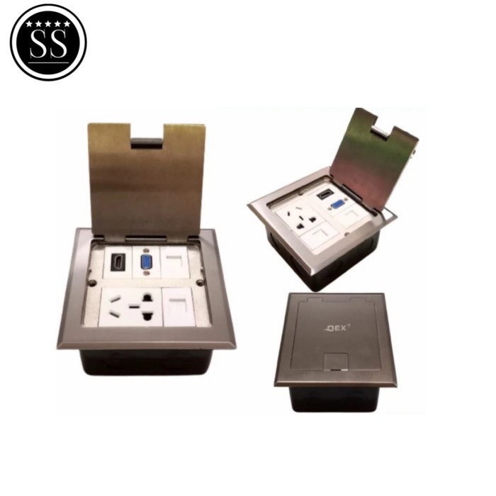 Jual [Ori] Stop Kontak Lantai/Meja - Floor Socket Lantai/Meja ...