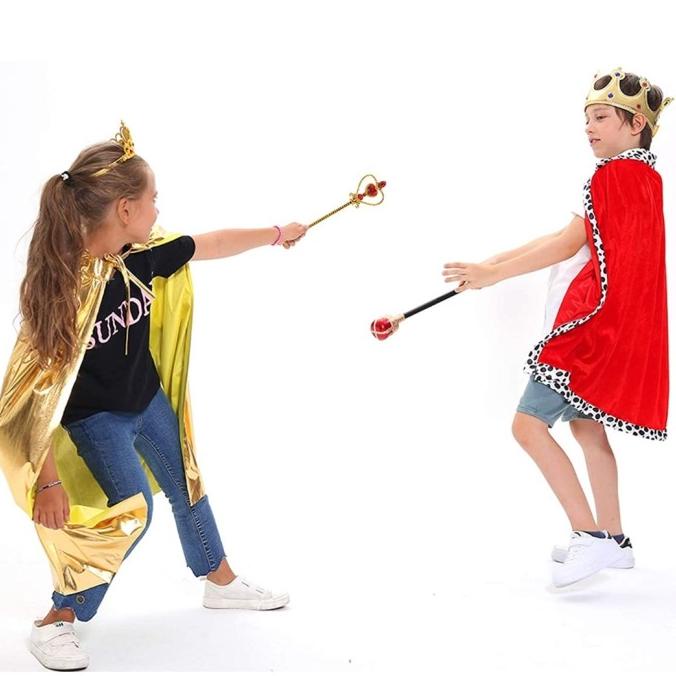 Jual King Costume Set Queen Halloween Costume Baju Raja Baju Ratu ...