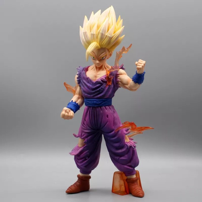Jual Baru Super Saiyan Son Gohan Teen Battle Damage Action Statue ...