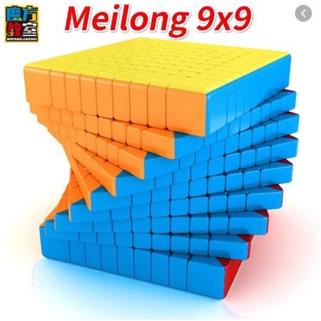 Jual New Rubik 9X9X9 Mofang Mf 9 Mf9 Moyu Meilong 9X9 Speed Cube ...