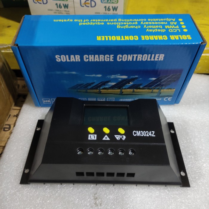 Jual Solar Charge Controller 30A Scc Pwm 30A 12V 24V Solar Panel ...