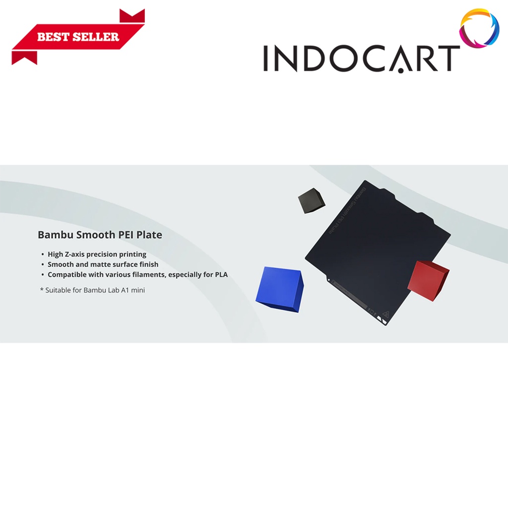 Jual 3D Printer Parts BambuLab Build Plates Smooth PEI Plate BambuLab ...