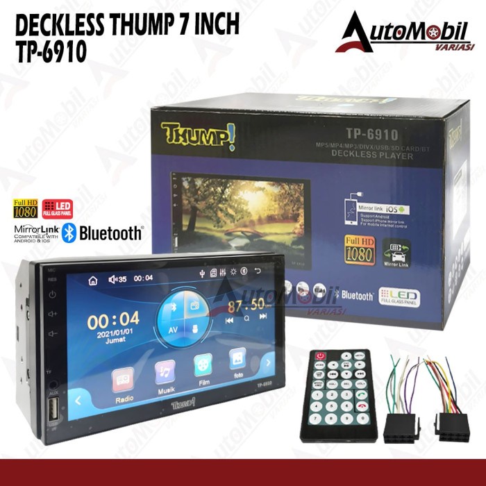 Jual Sale Head Unit Double Din Deckless Tv Mobil Universal 7 Inch Thump ...