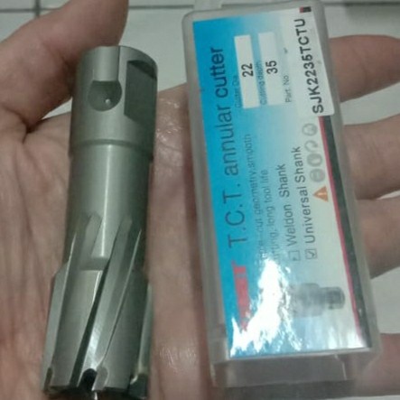 Jual COD Tct Jet Broach 14 Mm Mata Bor Jet Broach Bor Magnet Jetbroach ...