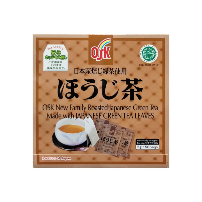 Jual Osk Roasted Japanese Green Tea 50 Sachet Teh Hijau Jepang Halal | Shopee Indonesia