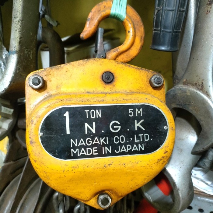 Jual TAKEL/CHAIN BLOCK 1ton x 3m NGK MADE IN JAPAN(seken mulus ...