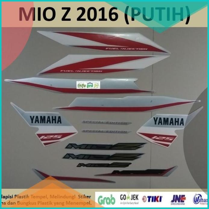 Jual Mio Z 2016 Putih Motor Yamaha Stiker Striping Stripping Sticker ...