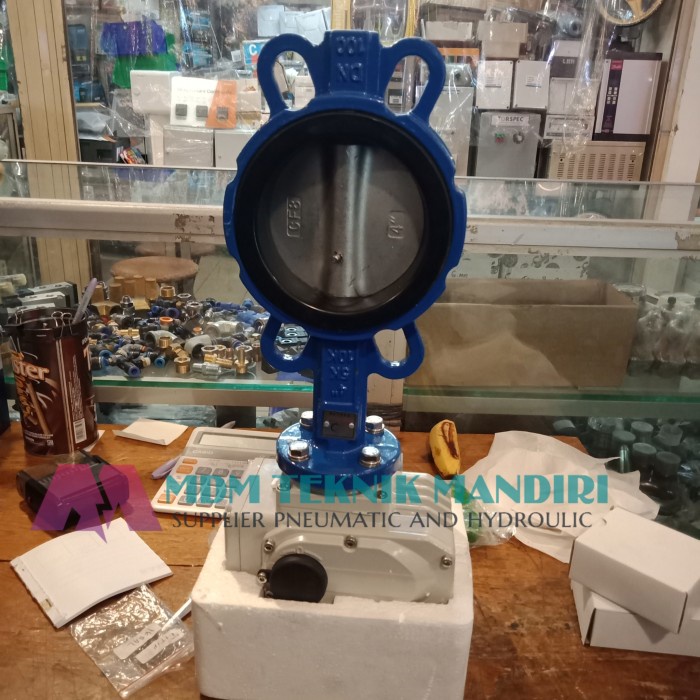 Jual Ready Motorized Electric Actuator Butterfly Valve 4 Inch Berkualitas | Shopee Indonesia