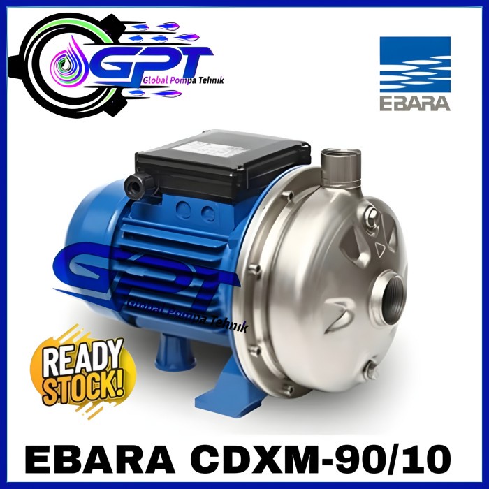 Jual [New] Pompa Air Centrifugal Ebara Cdxm-90/10 Stainlees Steel Pump1Phase 220V Berkualitas ...