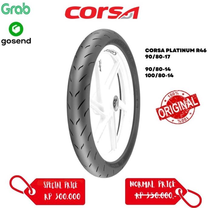 Jual Corsa R46 Ban Luar Tubeless Soft Compund 90 80 120 Ring 17 ...