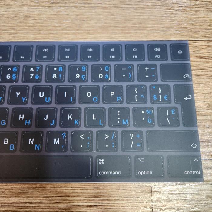 Jual French Azerty Qwerty US Keyboard Sticker For Macbook Laptop ...