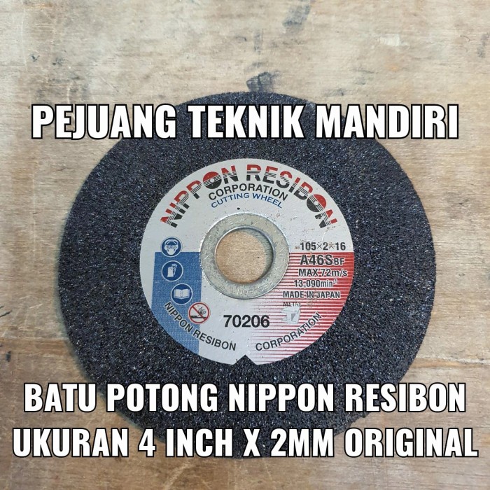 Jual BATU GERINDA POTONG NIPPON RESIBON 4 INCH / NIPPON RESIBON 4" X ...