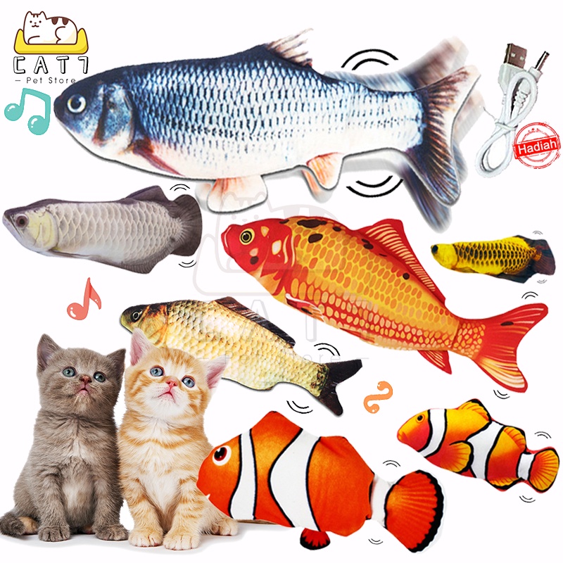 Jual Mainan Kucing Mainan Ikan Goyang-Goyang / Nemo Uget Lucu Kucing ...