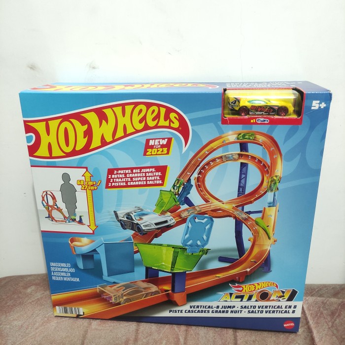 Jual [LSF] Hot Wheels Action Vertical 8 Jump Track Set | Shopee Indonesia