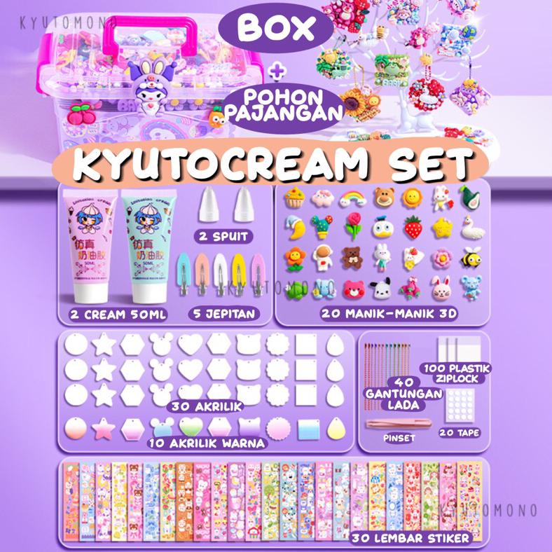 Jual TERMURAH Kyutocream Set Box TERLENGKAP TERMURAH DIY Deco Cream Kit ...