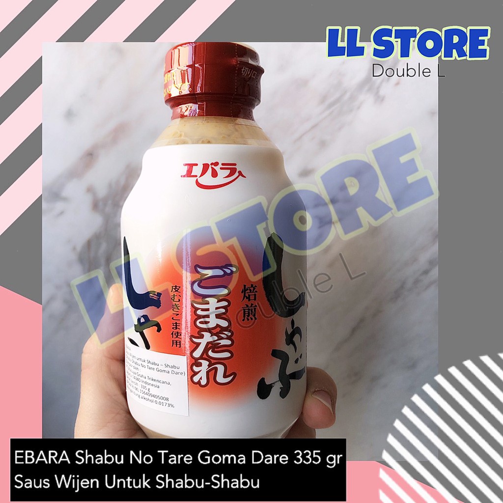 Jual Ebara Shabu No Tare Goma Dare 335 Gr Saus Wijen Jepang | Shopee ...