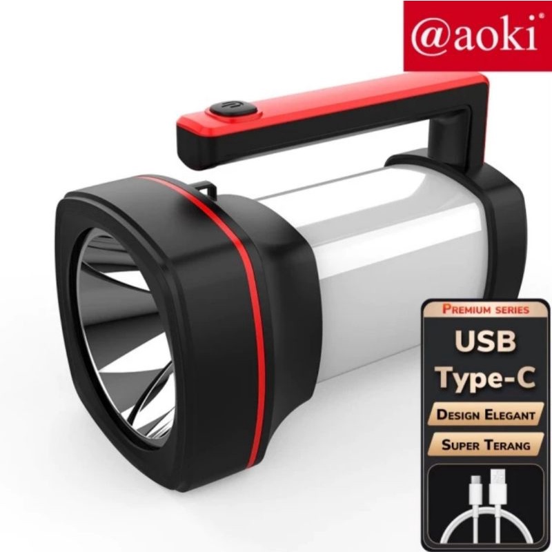 Jual Aoki Senter LED Jumbo 40W + 34SMD Multifungsi AK-6703 | Shopee ...