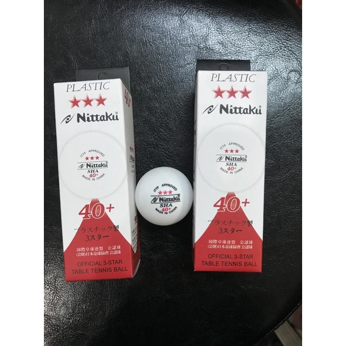 Jual Bola Ping Pong Tenis Meja/Ball Ping Pong Nittaku 40 Mm Putih Stok Terbatas | Shopee Indonesia