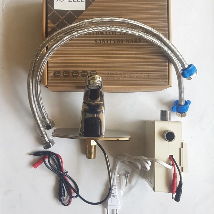 Jual keran kran sensor / kran wastafel sensor otomatis baterai dan ...
