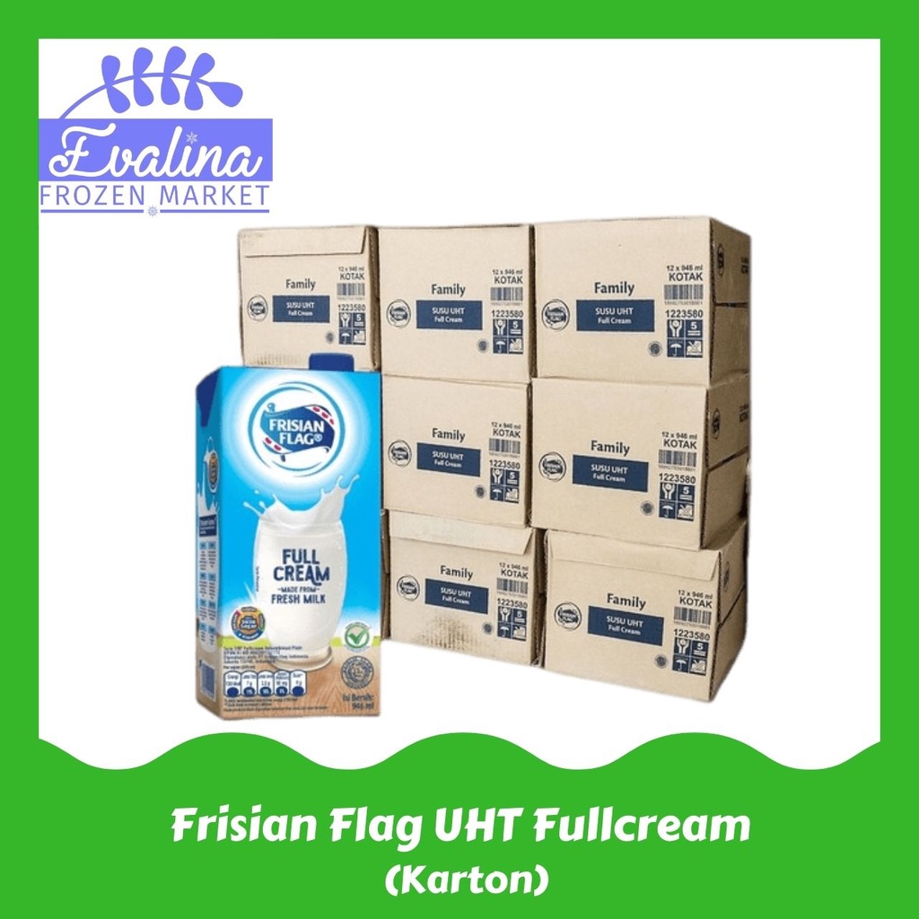 Jual Frisian Flag Family UHT Full Cream 946 ml - 1 Karton (Isi 12) | Shopee Indonesia