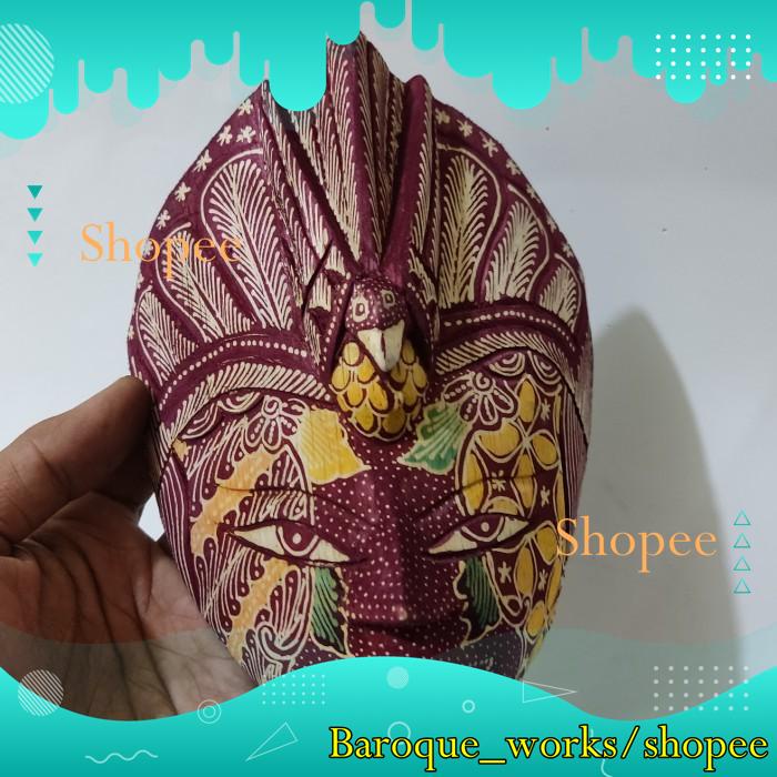 Jual TOPENG BATIK KAYU MERAK SEDANG HIASAN RUMAH HIGHT CLASS PRODUK ...