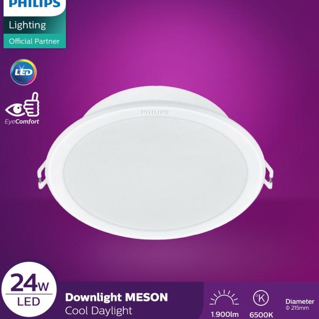 Jual Lampu Philips Downlight 59471 Meson D200 24W 65K Putih G5 ...